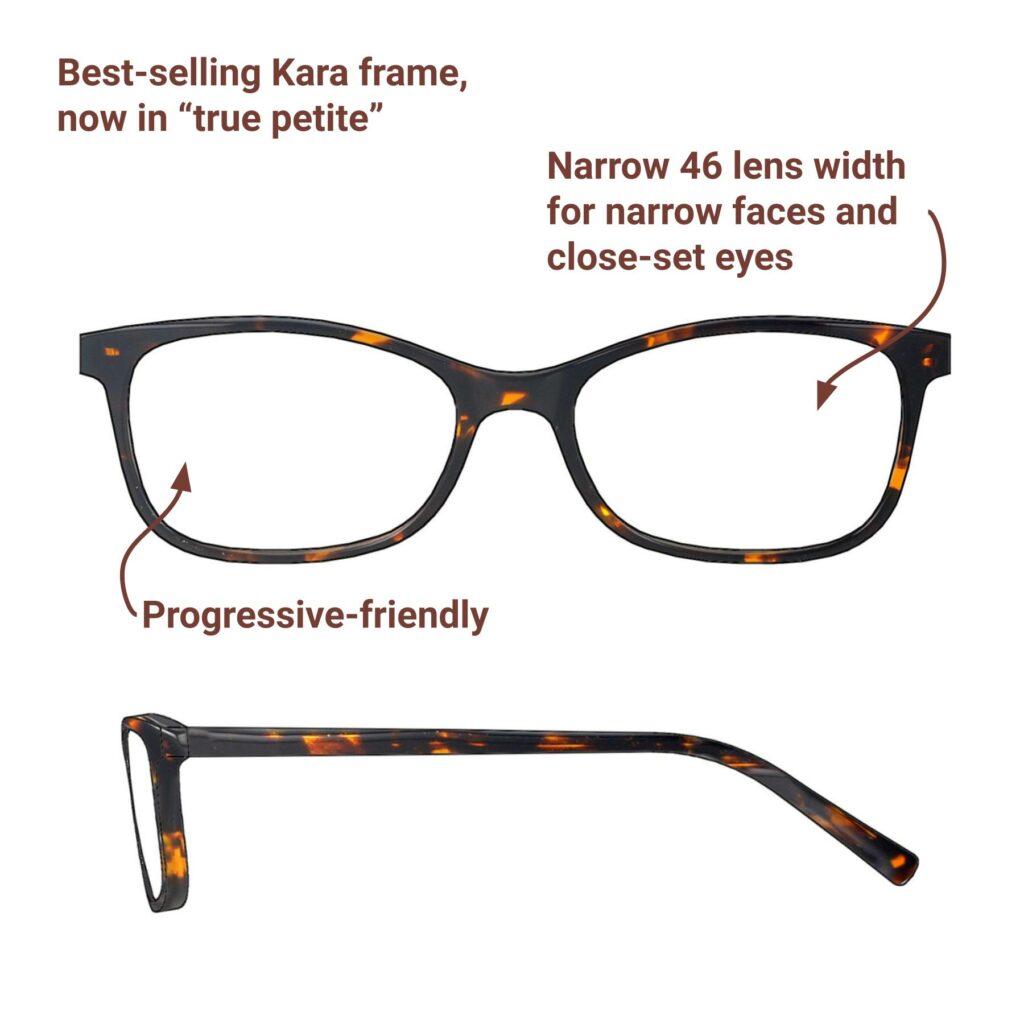 Kara-46 XS Petite - PetiteGlasses.com